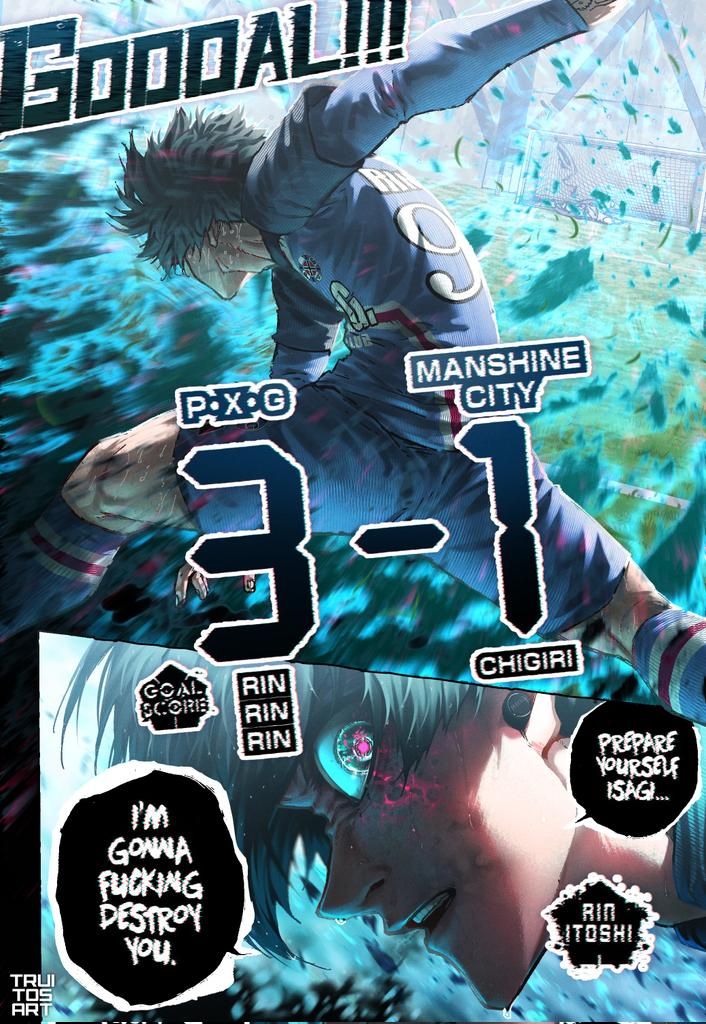 Blue Lock 239 Itoshi Rin Passando Na Timeline Bluelock239 Bluelock Itoshirin Blue Anime