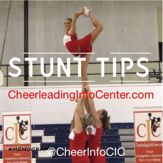 Double Tap If You Want Some Awesome Tips To Cheerinfocic Cheerleading Stunt Cheerleading