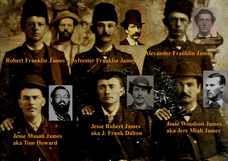 James Gangs Jesse James Photo Album Historical Photos Old West Outlaws National Treasure