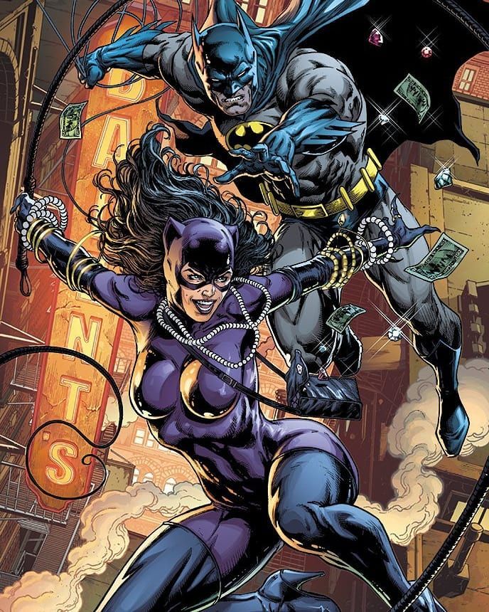 My Tiny Contribution To Batman Issue 50 I Wanted To Draw The Purple Catwoman Costume Made
