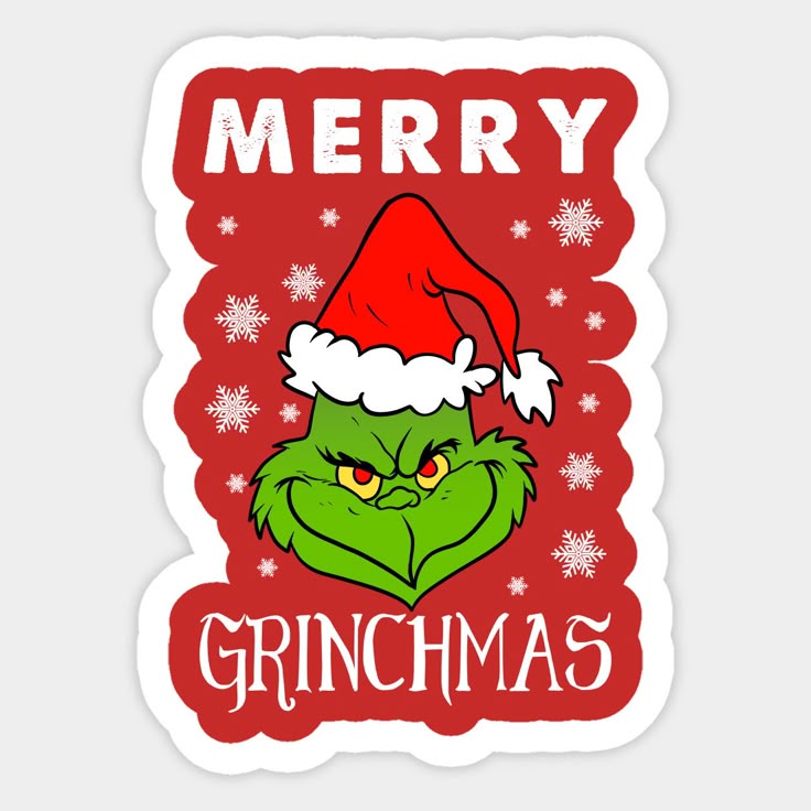 Merry Grinchmas By Oniside Christmas Pokemon Christmas Stickers