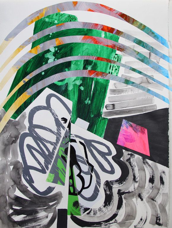 Abstract Study (evergreen & rainbow) Collage | Abstract, Original ... Abstract Study (evergreen & rainbow) Collage | Abstract, Original ...