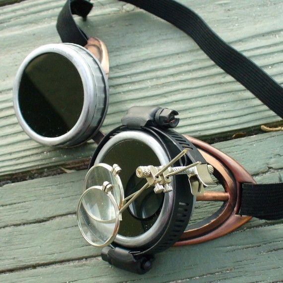 Steampunk Victorian Aviator Goggles Glasses By Oldjunkyardboutique 3499 Steampunk Goggles