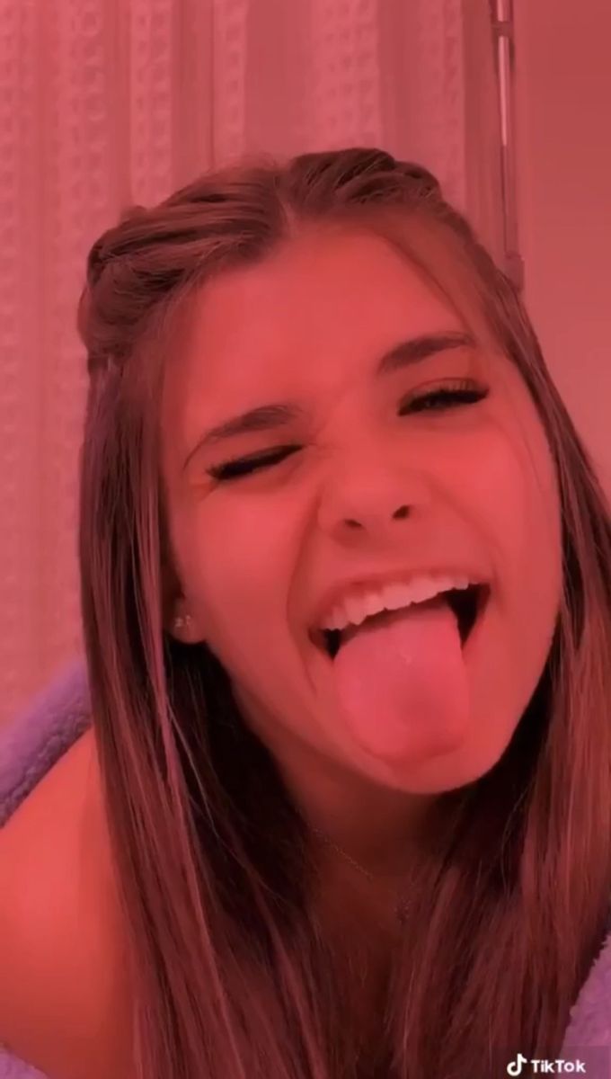 Go Follow My Tiktok Diamond Nessax ️ Long Tongue Girl Spring Hair