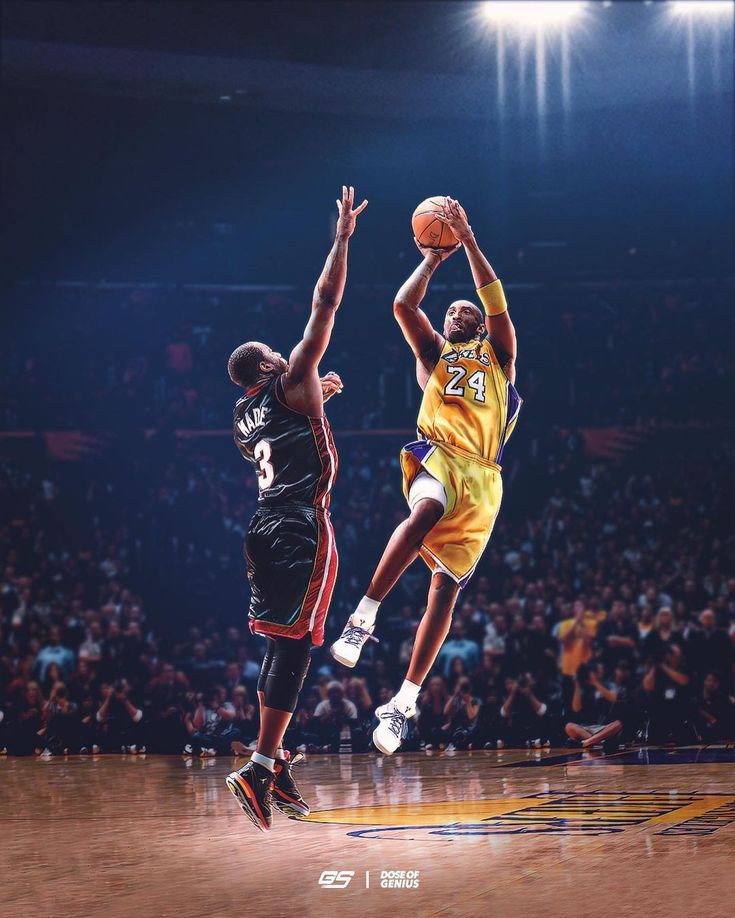 Kobe Bryant Shooting Over Dwyane Wade Kobe Bryant Shooting Over Dwyane Wade
