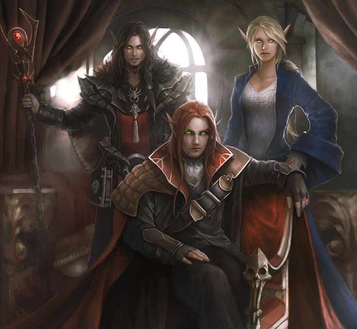 Commission Omu Upied Warcraft Art Fantasy Races Elf Art