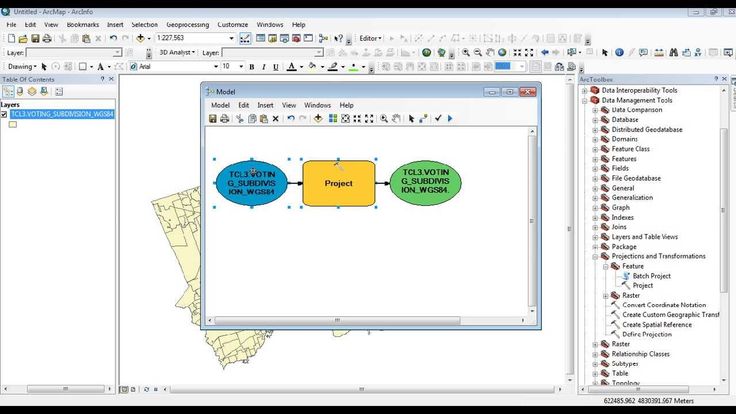 ArcMap 10: How to use Model Builder to correction projection and ... ArcMap 10: How to use Model Builder to correction projection and ...