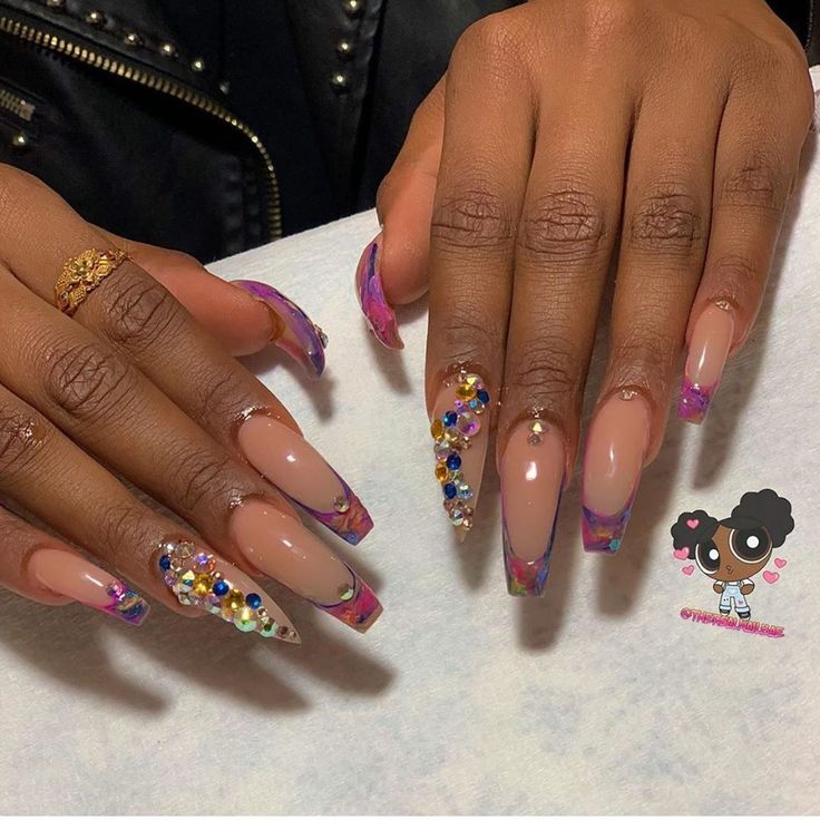228 Likes 0 Comments Black Girls Do Nails Blackgirlsdonails On Instagram Therealnailbae