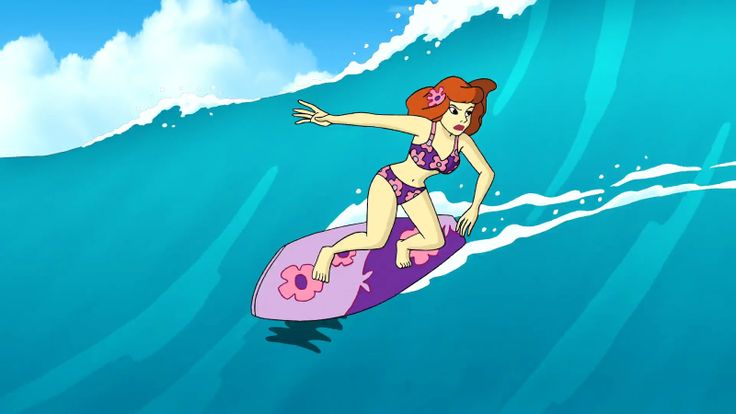 Aloha Scooby Doo Daphne Bikini