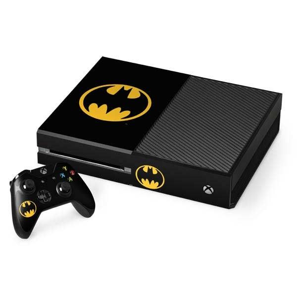 Batman Logo Xbox One Console And Controller Bundle Skin Xbox One Console Xbox One Batman Logo
