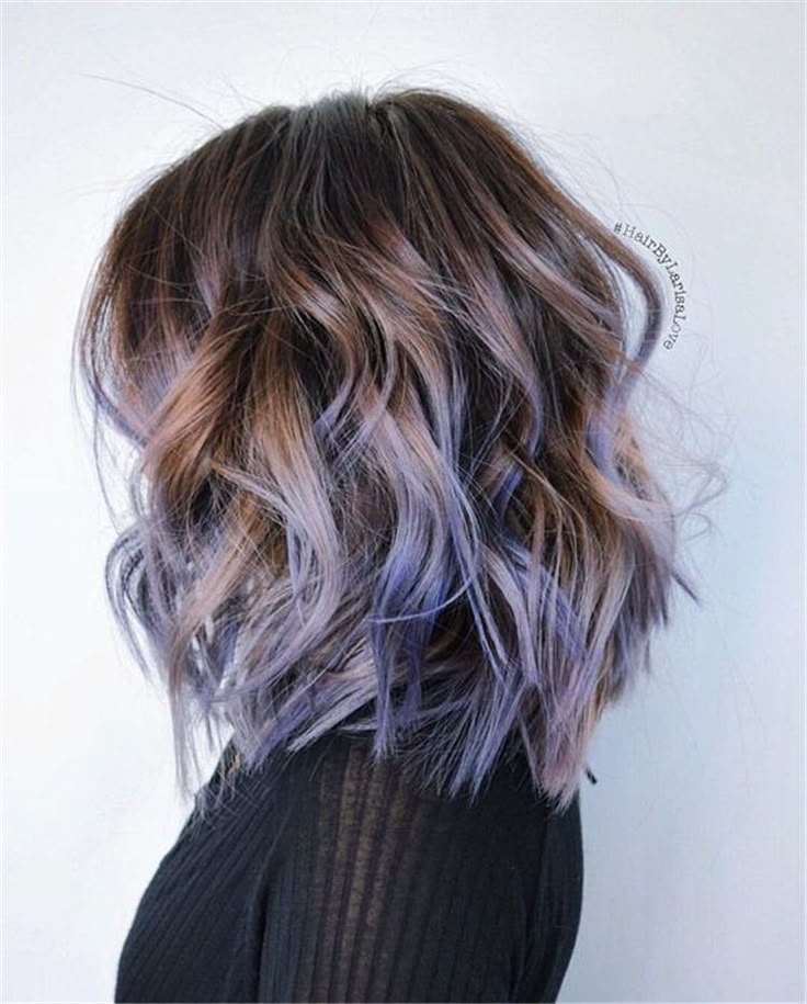 80 Chic Ombre Lavender Hairstyles With Highlights Trend In 2019