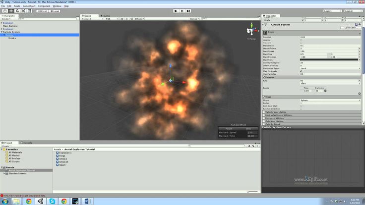 Explosion This Tutorial Is For Intermediate Level Users Of The Unity Shuriken Particle System
