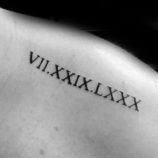 Top 101 Roman Numeral Tattoo Ideas 2021 Inspiration Guide Collar Bone Tattoo Roman