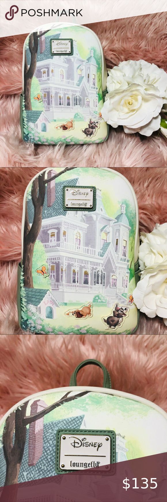 Nwt Lady And The Tramp Loungefly Mini Backpack Lady And The Tramp