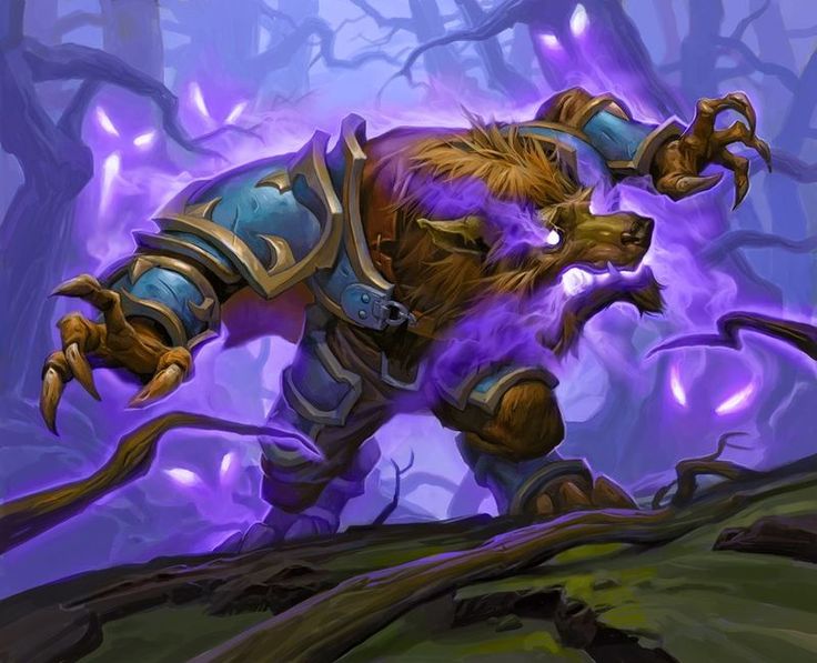The Witchwood Full Art Hearthstone Wiki Fantasy Illustration