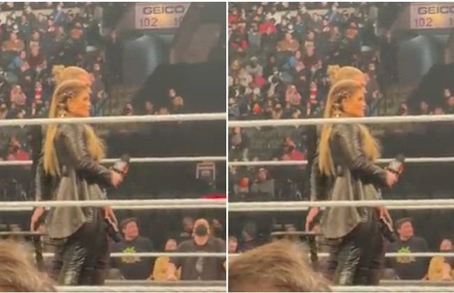 Beth Phoenix reacts as fan footage shows Edge slapping her bum on WWE ... Beth Phoenix reacts as fan footage shows Edge slapping her bum on WWE ...