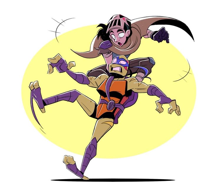 A Drawing Of A Woman Running In The Air