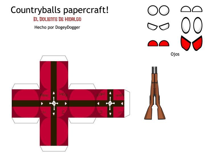 Doliente de Hidalgo Countryballs Papercraft en 2022 | Manualidades de ... Doliente de Hidalgo Countryballs Papercraft en 2022 | Manualidades de ...