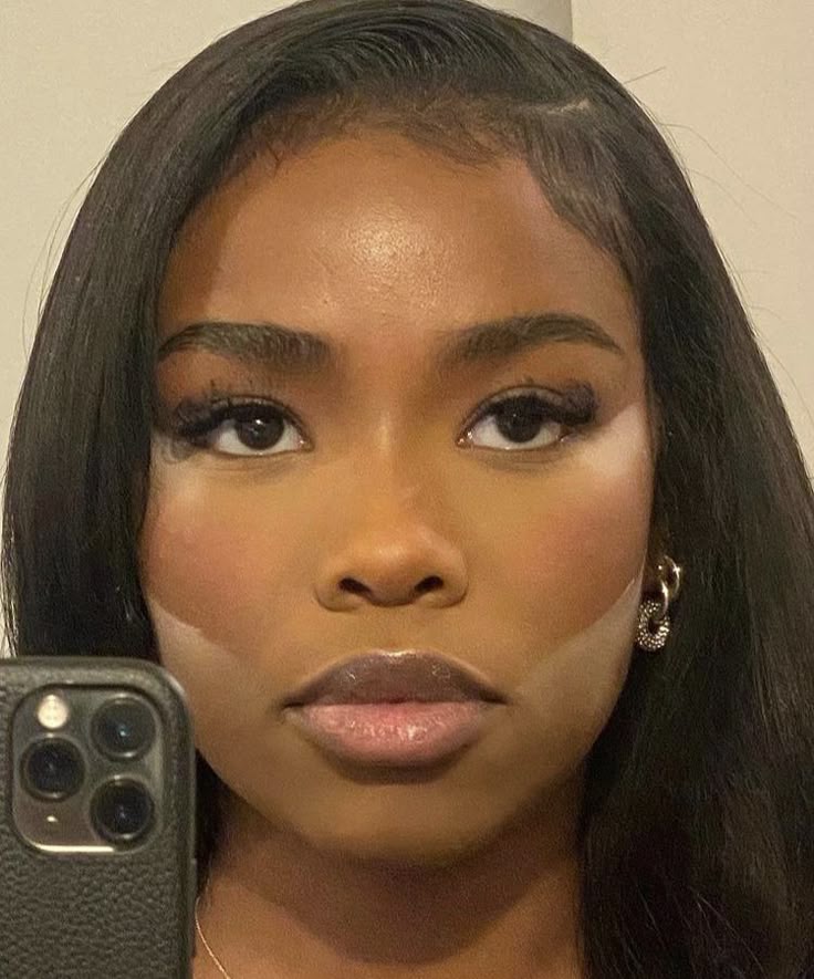 Dope Makeup Pretty Makeup Simple Makeup Beauty Makeup Black Girl Makeup Tutorial Lip Makeup