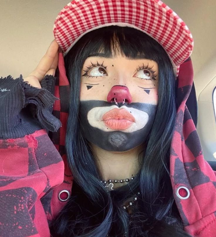 Clowncore Cute Clown Makeup Easy Clown Makeup Halloween Makeup Clown