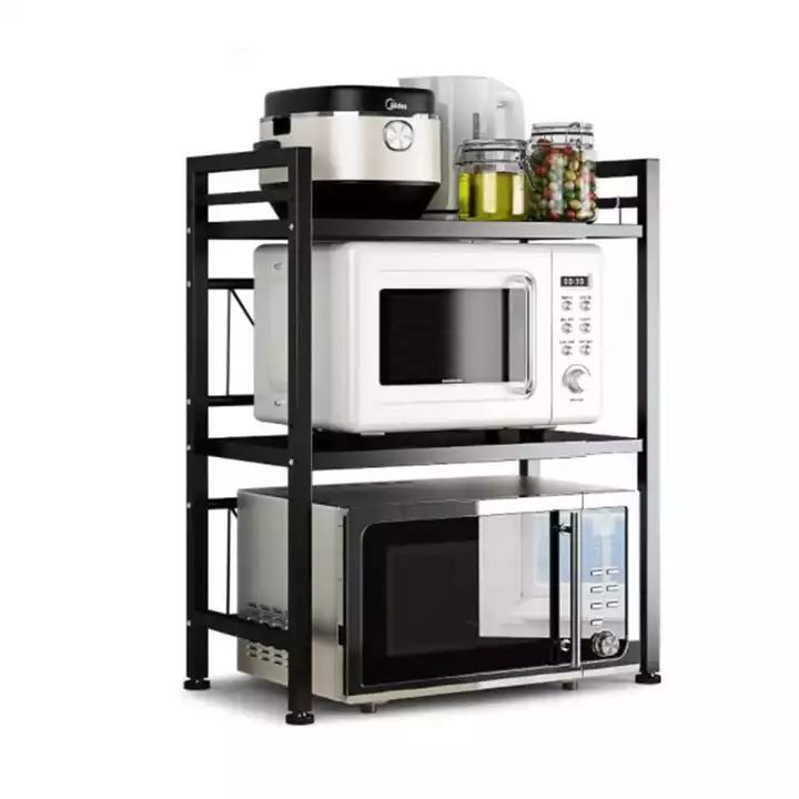 Microwave Oven Rack Expandable Microwave Stand Countertop Kitchen