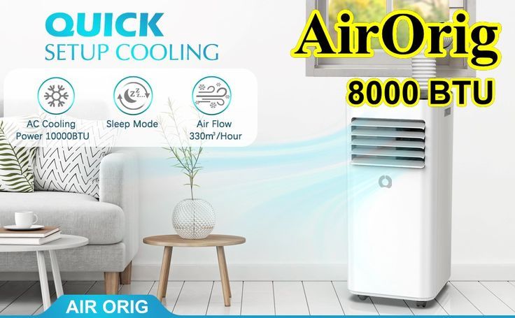 Feature Detail Specification Airorig Portable Air Conditioners 8000