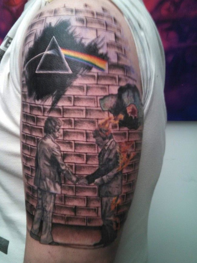 33 Best Pink Floyd Tattoo Images On Pinterest Tattoo Ideas Arm Tattoos And Sleeve Tattoos