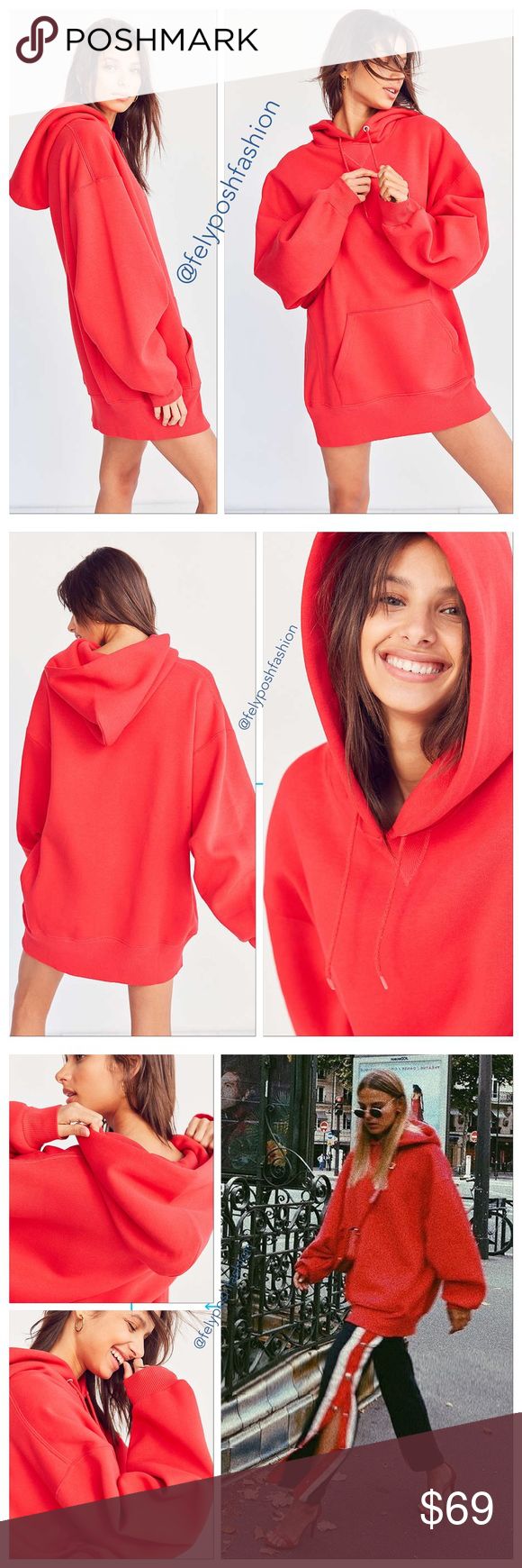 Silence Noise Shirred Hoodie Sweatshirt Dress Hoodie Sweatshirt