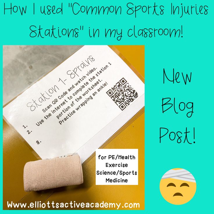 Common Sports Injuries Stations for PE/Health/Anatomy/Exercise Science ... Common Sports Injuries Stations for PE/Health/Anatomy/Exercise Science ...