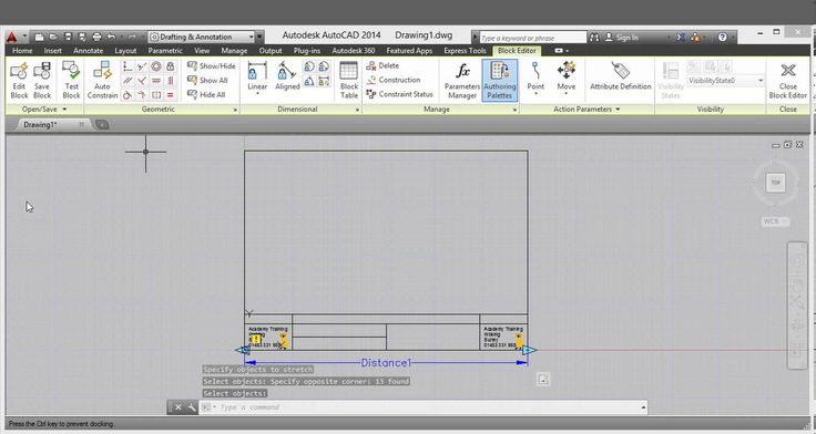 Dynamic Title Block With Lookup Title Block Autocad Autocad 2014