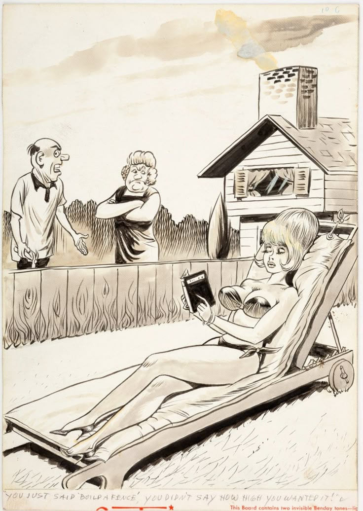 Bill Ward Gee Whiz June 1967 Single Panel Gag Illustration Original Art Etsy Bill Ward