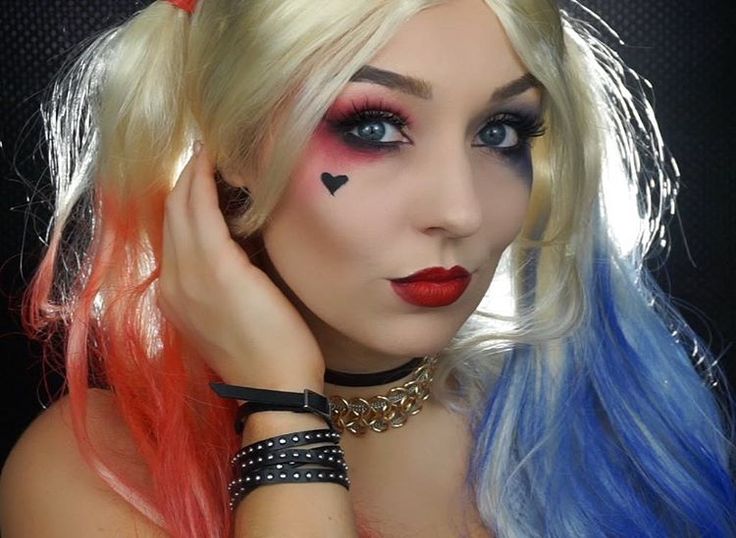 Haley Quinn Halloween makeup by Erica Gamby | Halloween makeup ... Haley Quinn Halloween makeup by Erica Gamby | Halloween makeup ...