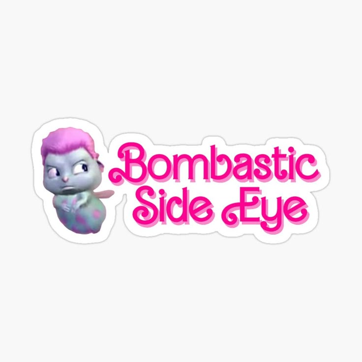 Bibble Barbie Sticker Funny Laptop Stickers Preppy Stickers Scrapbook Stickers Printable