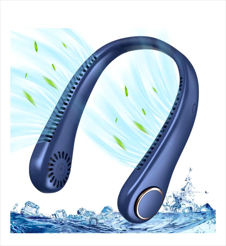 Portable Neck Fan Bladeless Wearable Personal Fan Max 16h Use Rechargeable Usb Fan 3 Speed
