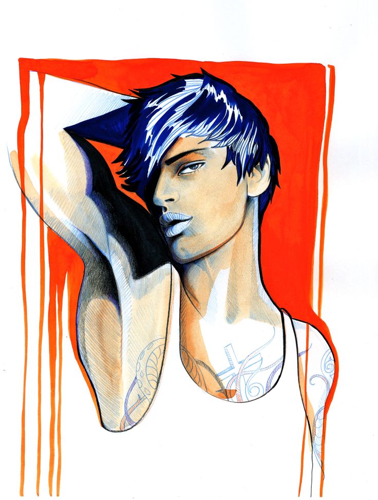 Original Fashion Illustration Paul Keng Ilustrações Ilustrações De