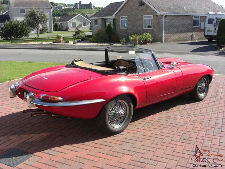 E Type Jaguar Kit Car Soft Top Pillar Box Red Great Fun Sorn Photo Kit Cars Replica