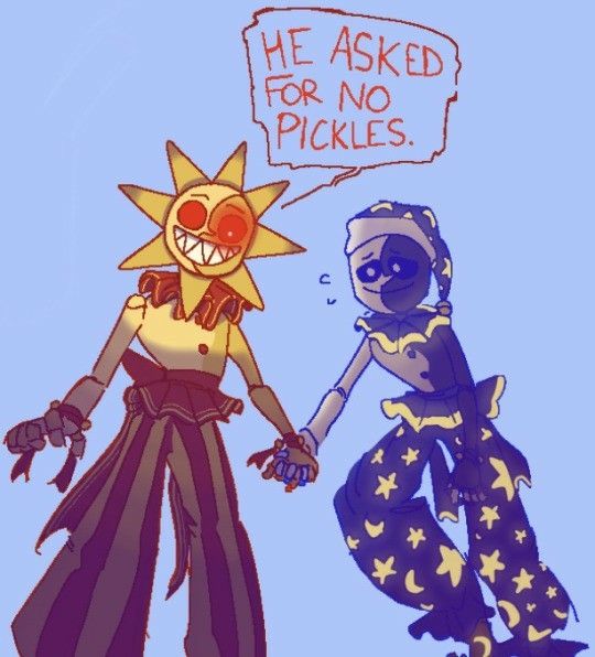 Pin By K P On Fnaf Sun And Moon Drawings Fnaf Drawings Cute Drawings