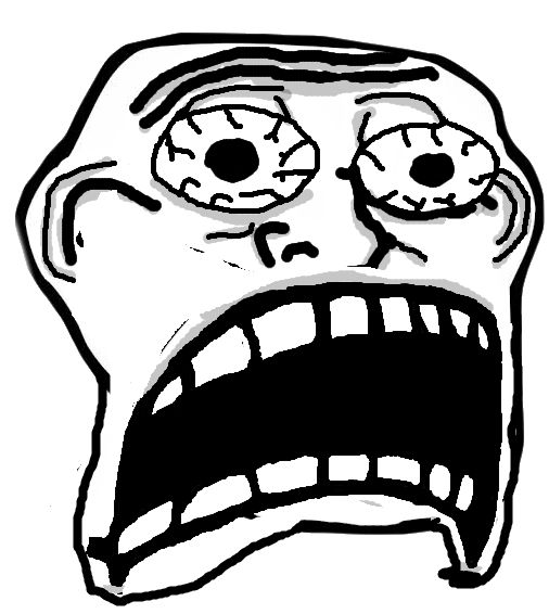 Pin By Bread On Trollges Troll Face Scary Faces Creepy Smile