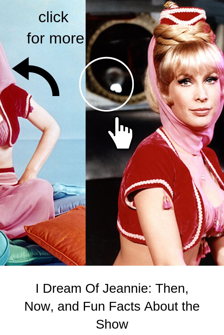 An Image Of A Woman With Her Hands On Her Hips And The Captioni Dream Of Jeanie Then Now And