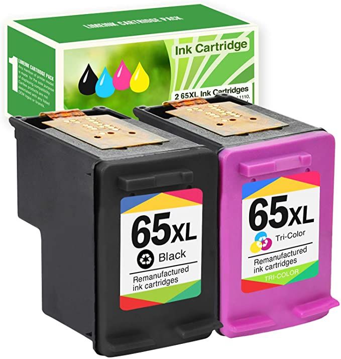 Limeink Remanufactured Ink Cartridges Replacement For Hp Ink 65 65xl