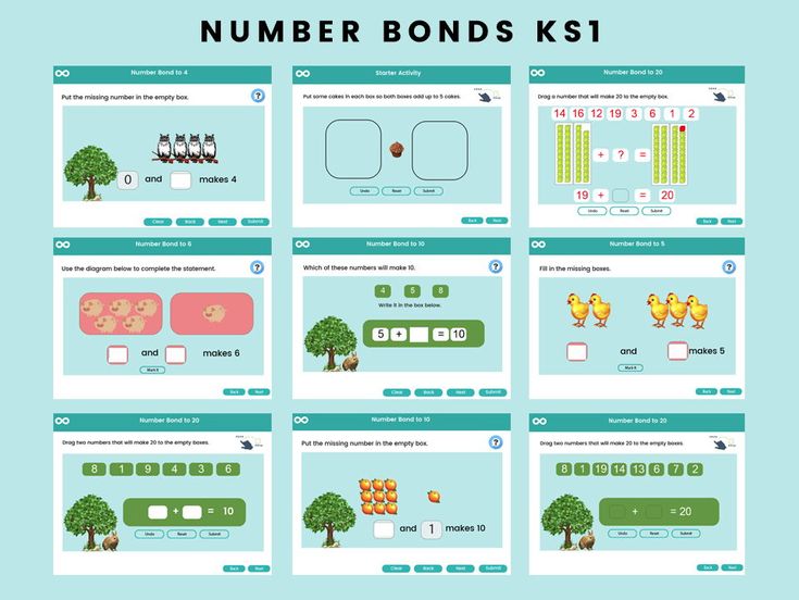 Number Bonds - Year 1 Interactive Digital Maths Activities | Teaching ... Number Bonds - Year 1 Interactive Digital Maths Activities | Teaching ...