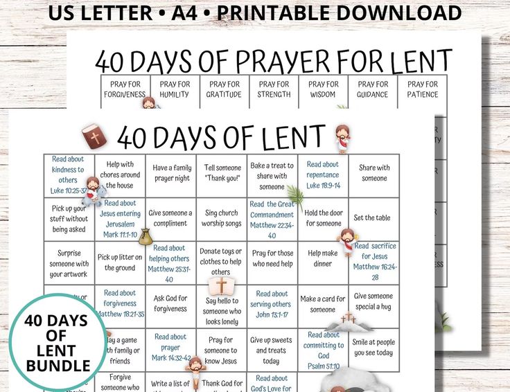 Lent Calendar 2024, 40 Days of Prayer Lent, Lenten Calendar for Kids ... Lent Calendar 2024, 40 Days of Prayer Lent, Lenten Calendar for Kids ...
