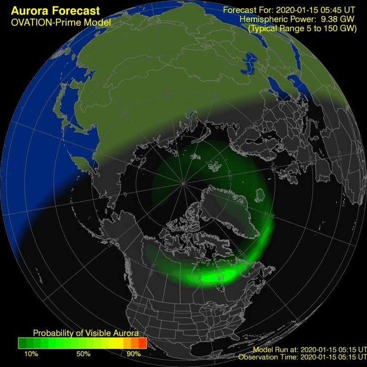 Aurora Forecast Geophysical Institute In 2020 Aurora Forecast