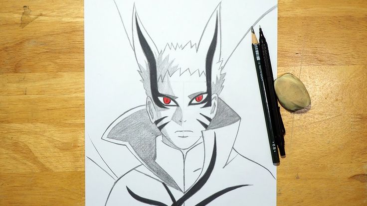 Anime Drawing How To Draw Naruto Baryon Mode Easy Step By Step Naruto Drawings Anime