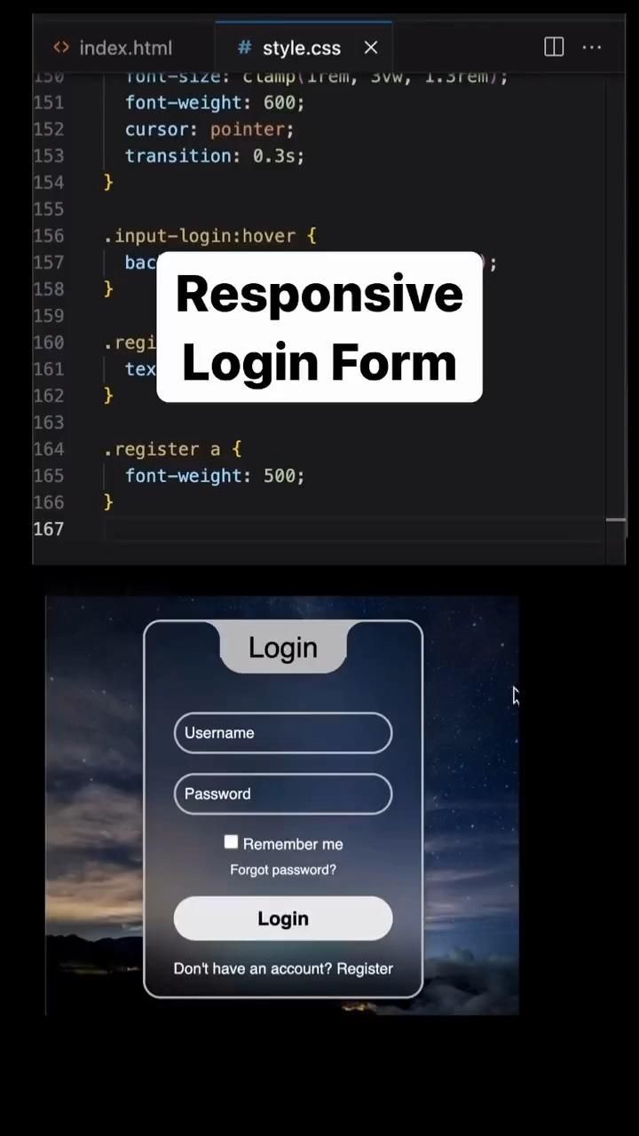 Pooja M Full Stack Expert Researcher On Instagram Code A Responsive Login Form With Us