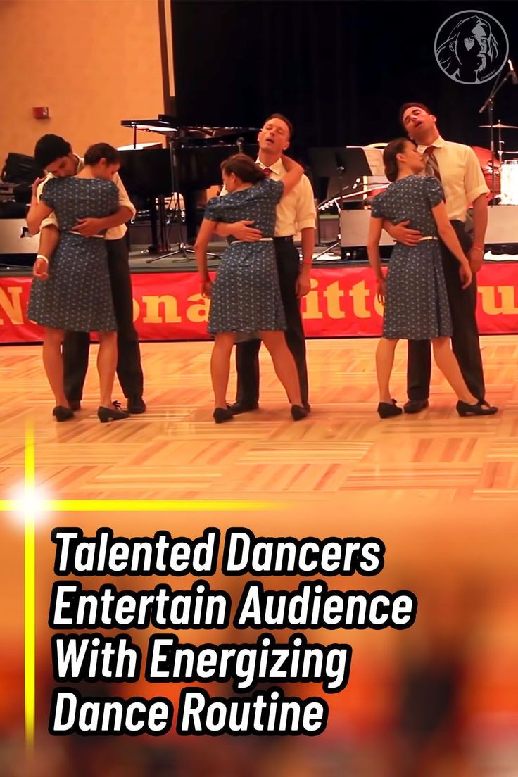 Talented Dancers Entertain Audience With Energizing Dance Routine Dance Routines Funny Dance