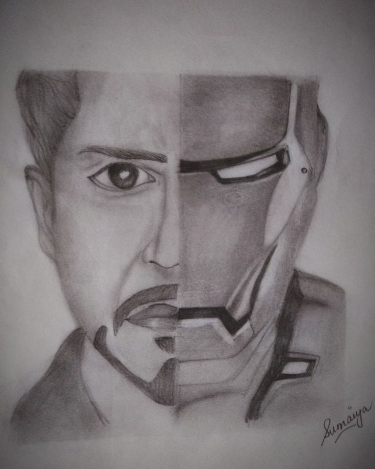 Iron Man Drawing 🤩 ️