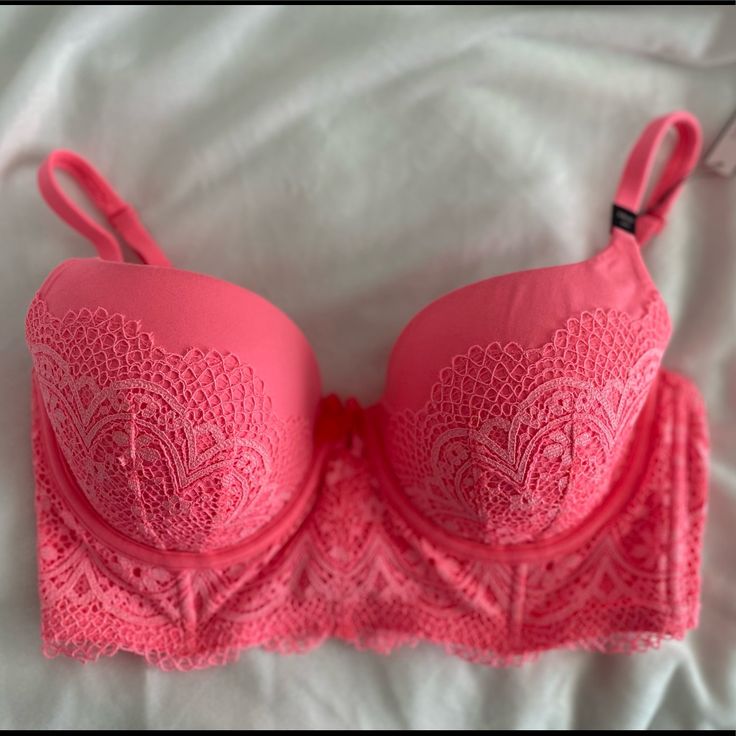 Victorias Secret Body By Victoria Longline Demi Bra And Shortie Set