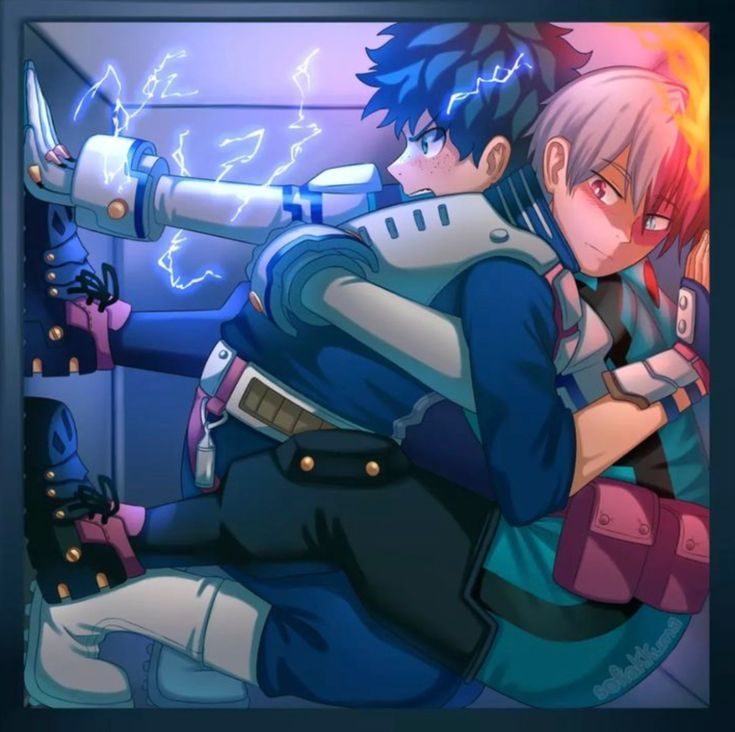 Tododeku Shouto Todoroki X Midoriya Izuku Bnha By Sofiakkuma Ig In 2024 My Hero Academia