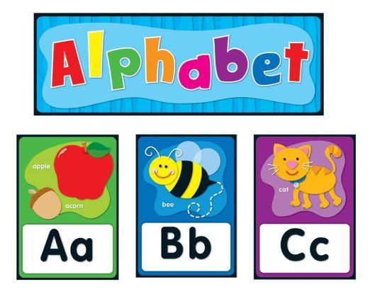 Carson Dellosa Alphabet Bulletin Board Set— Quick Stick™ Self Adhesive